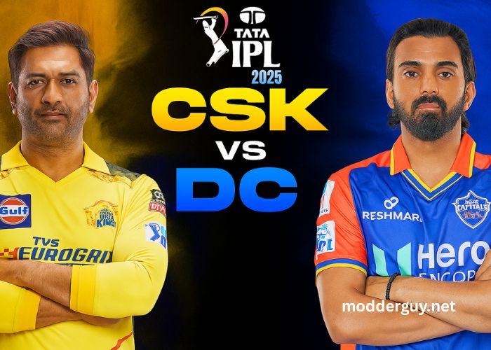 DC vs CSK Cricket Scorecard, 17th Match – IPL 2025